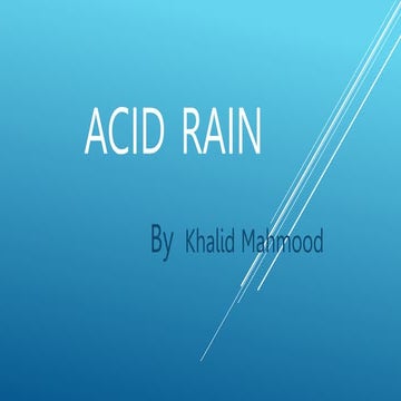Acid rain | PPT