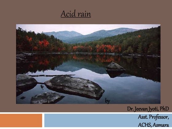 ACID RAIN PPT | PPTX