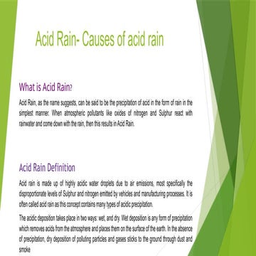 Acid rain PPT.pptx science topic continuing professional development | PPT