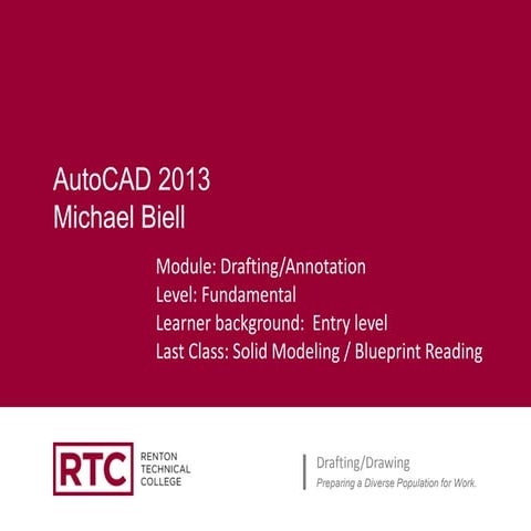 AutoCAD drawing layout using layout tool | PPTX