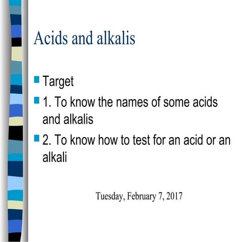 Acids and alkalis l1 | PPT