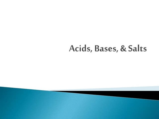 Chapter - 5, Acids, Bases and Salts, Science, Class 7 | PDF | Chemistry | Science