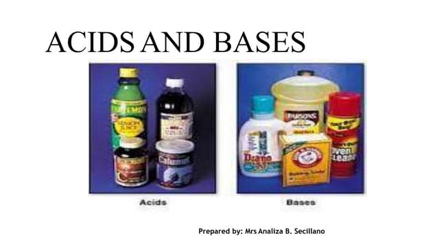 acids and bases | PPTX