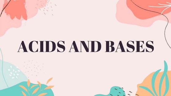 Acids Bases Salts- class 9 | PDF | Chemistry | Science