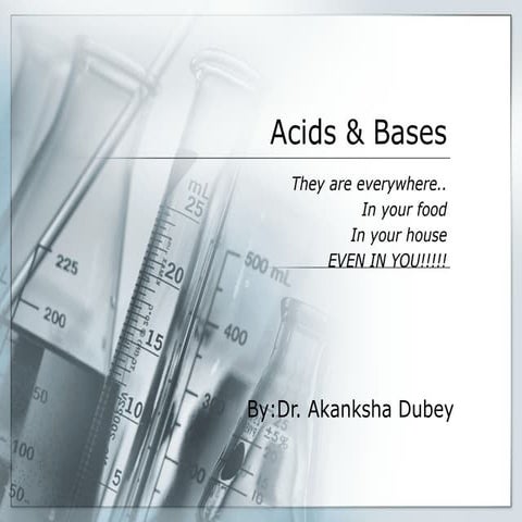 Acids and bases: Definition, Examples and different theories or ...