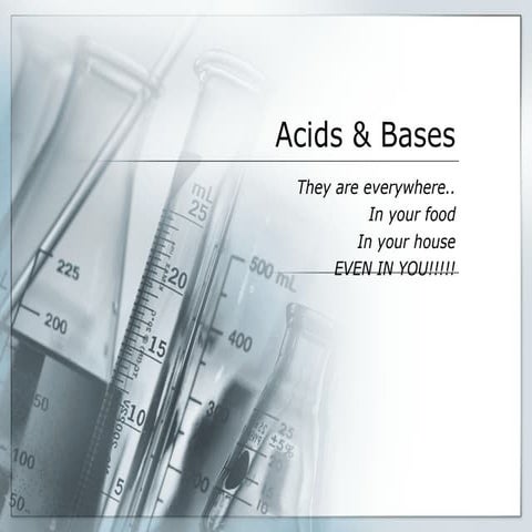 Acids and bases power point presentation | PPT