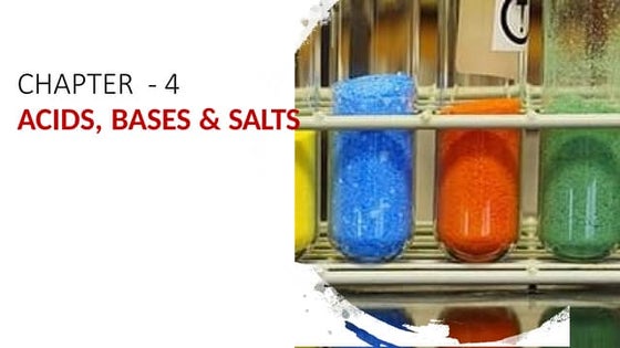Chapter - 5, Acids, Bases and Salts, Science, Class 7 | PDF | Chemistry | Science