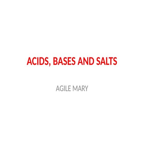 acids and bases | PPTX