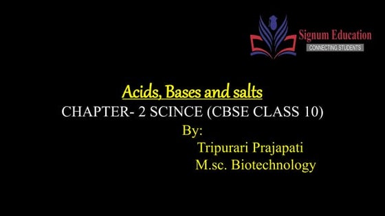 Class 7 chapter 5 Acids ,bases and salts ppt 1 | PPTX