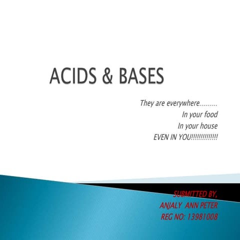 Ppt acids and bases | PPT