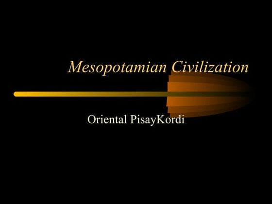 Mesopotamia power point | PPT | Geography | Science