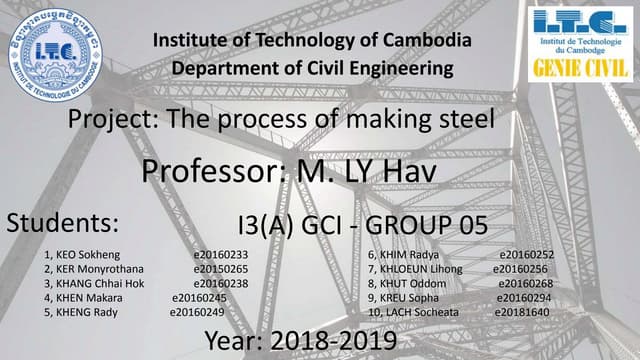 BASIC OXYGEN STEELMAKING (BOS) - The Processing Route (blast furnace ...