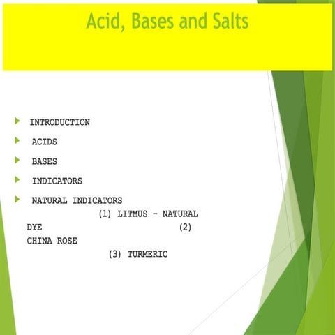 Aciss, Bases and Salts class 7.pptx FOR acid bases | PPTX