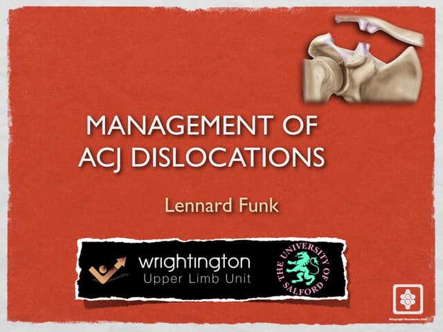 LARS ACJ Surgical Technique Corin Lennard Funk | PDF