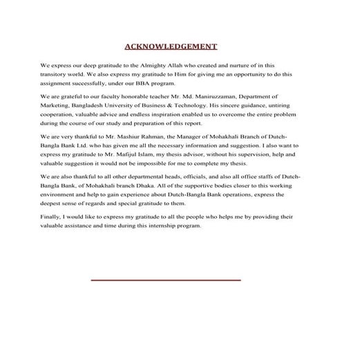 Acknowledgement | DOCX