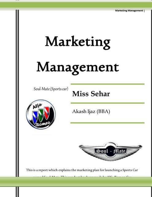 Marketing Management Project Business Studies Class 12 CBSE | PDF