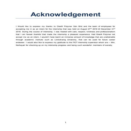 Report Internship | DOCX | Business | Business and Finance