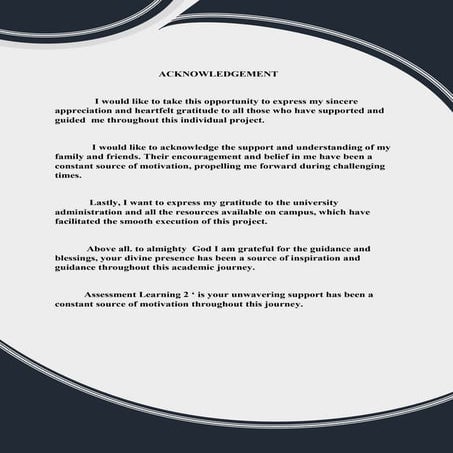 ACKNOWLEDGEMENT.docx about the author bped | PDF