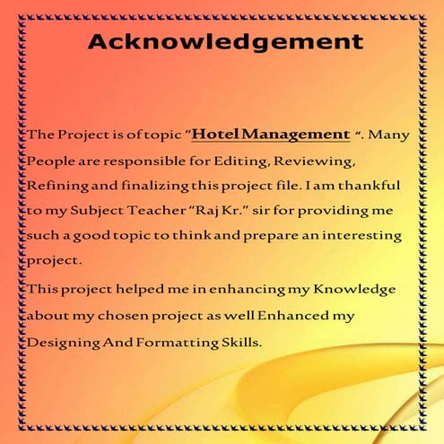 Acknowledgement any | PDF