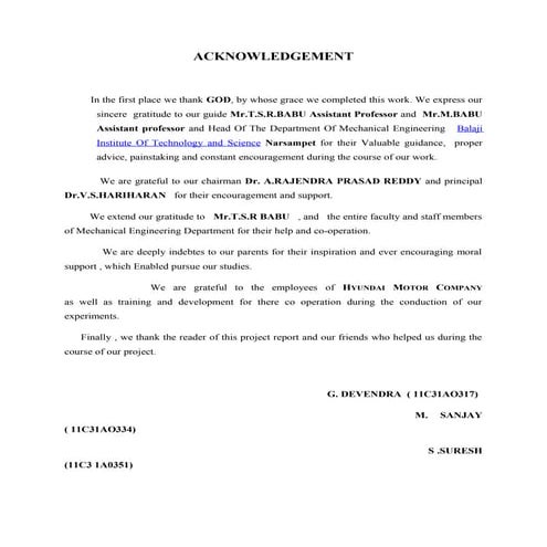 Acknowledgement final | PDF