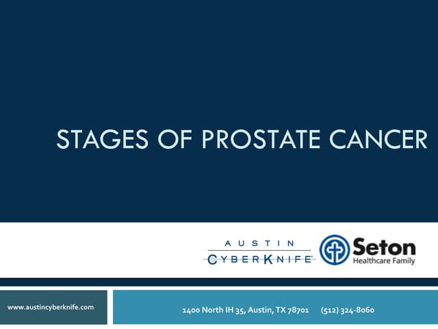 Stages Of Prostate Cancer Ppt