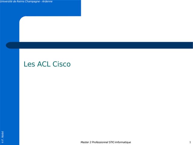 Acl Cisco Pdf Computer Networking Computing