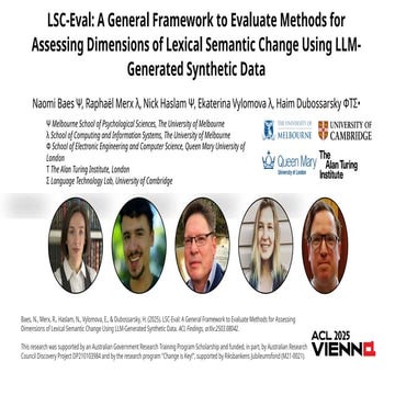 LSC-Eval: A General Framework to Evaluate Methods for Assessing Dimensions of Lexical Semantic ...