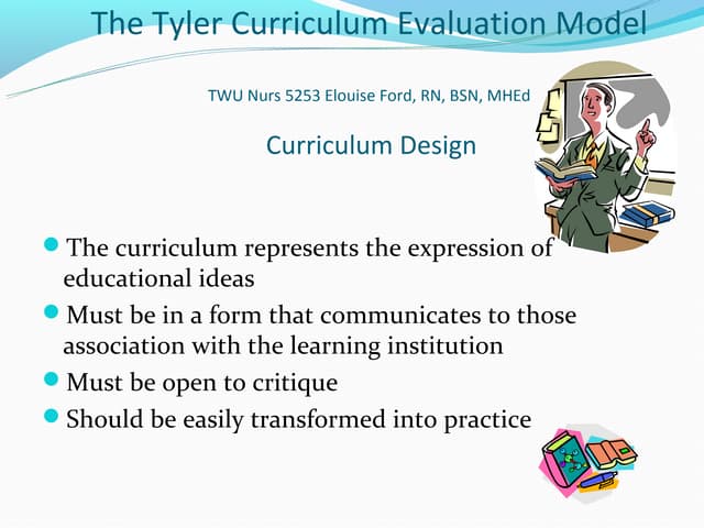 Tyler s model_of_curriculum_development | PPT