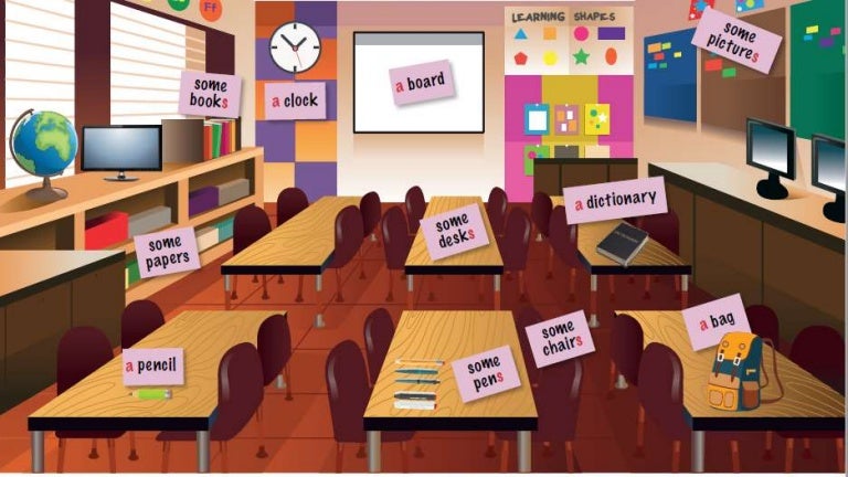 A classroom flashcard