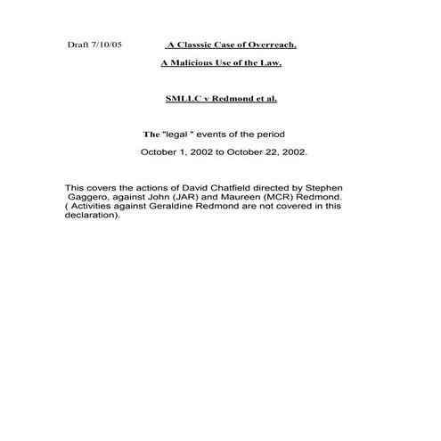 A classsic case of overreach 7 4 05 | PDF