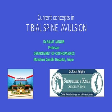Acl avulsion treatment options I Dr.rajat Jangir orthopaedic surgeon ...