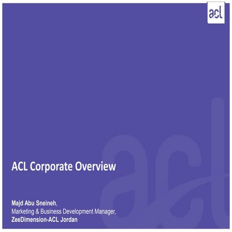 Acl Company Overview | PPT