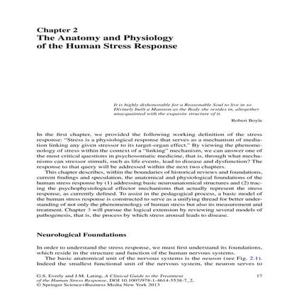 A clinical guide to the treatment of the human stress response | PDF ...