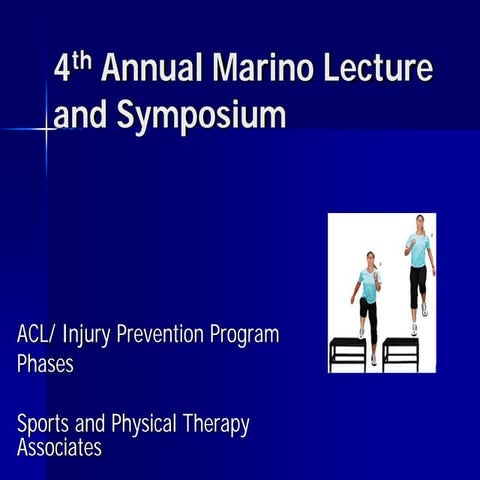 ACL Injury Prevention Program | PDF