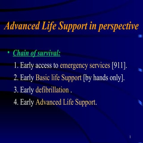Acls advanced cardiac life support | PPTX