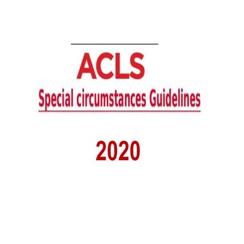 Advanced cardiac life support presentation | PPTX