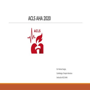 ACLS aha 2024 presentación PowerPoint. Ppt | PPTX