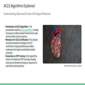 Understanding ACLS Algorithms for Effective Cardiac Emergency ...
