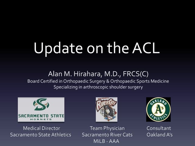 Revision ACL Reconstruction - A Case Presentation and Literature Review ...