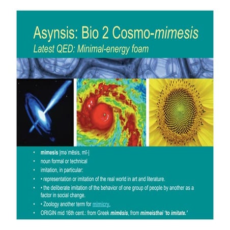 Bio to Cosmomimesis: USJ Macau, China-050314 | PDF | Physics | Science
