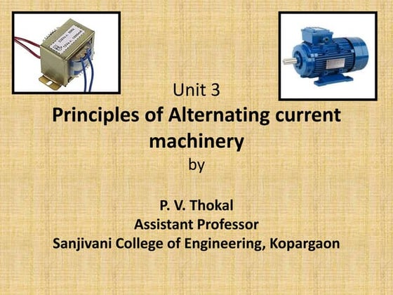 Working principle of dc motor | PPT