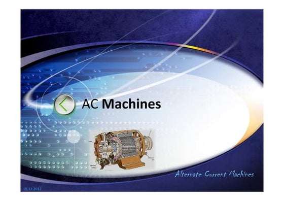 Rotating Magnetic Field in a Three-Phase AC Motor | PPT