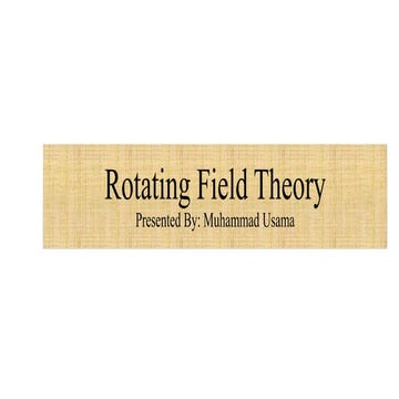 Rotary Field | PPTX