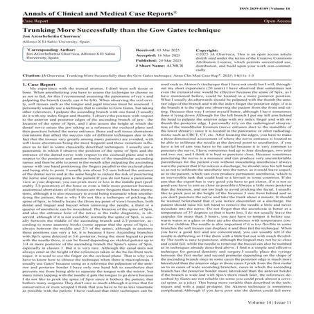 Trunking More Successfully than the Gow Gates technique | PDF