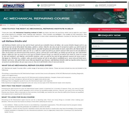 AC MECHANICAL REPAIRING COURSE .pptx