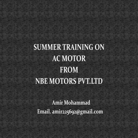 Ac motor | PPT