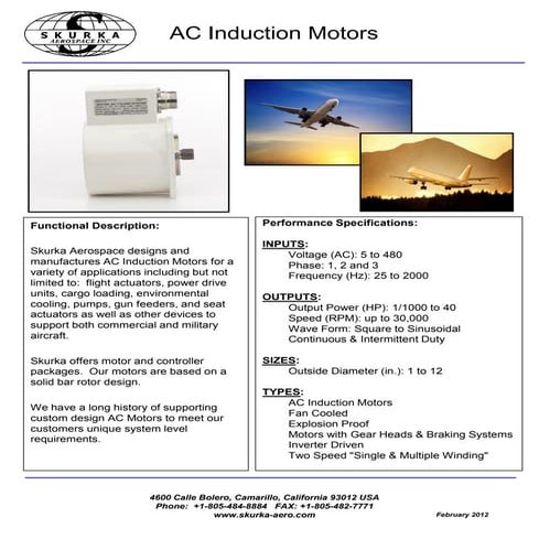 AC Induction Motors | PDF