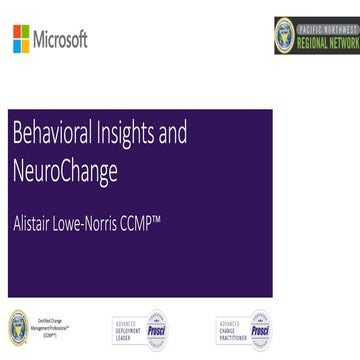 ACMP Pacific NW Chapter - Behavioral Insights and Neurochange - Nov ...