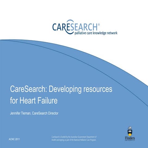 CareSearch: Developing resources for Heart Failure | PDF | Search ...