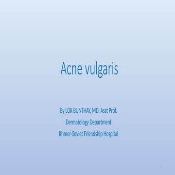 Acne Vulgarisn Pptx Ppt